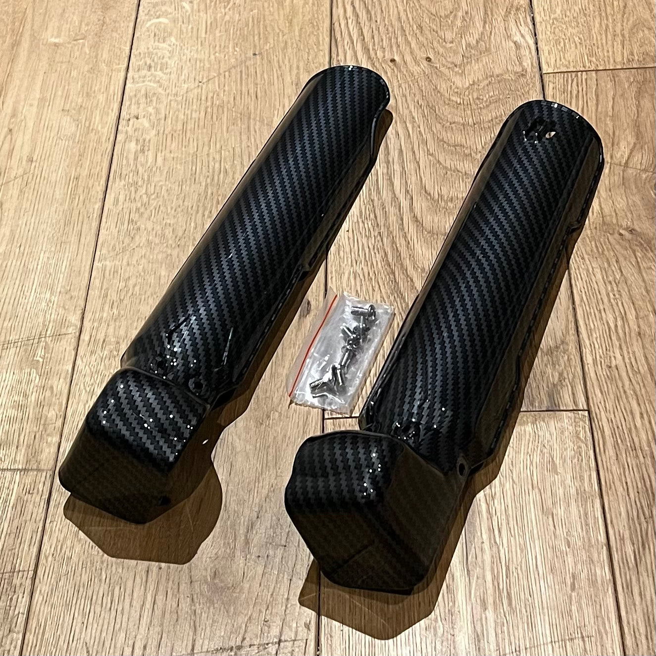 Surron Carbon Dipped Fork Lower Guards (KKE Forks) – SurronPartsNorthWest